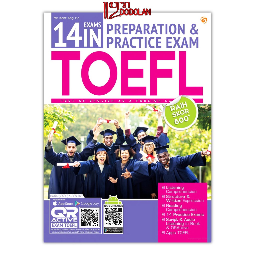 Jual Buku Tes TOEFL TOEIC - 14 EXAMS IN PREPARATION & PRACTICE EXAM ...