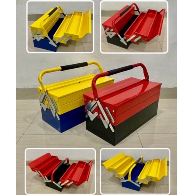 Jual RUSH 3susun Tool box besi kunci perkakas 3 tingkat toolbox kotak ...