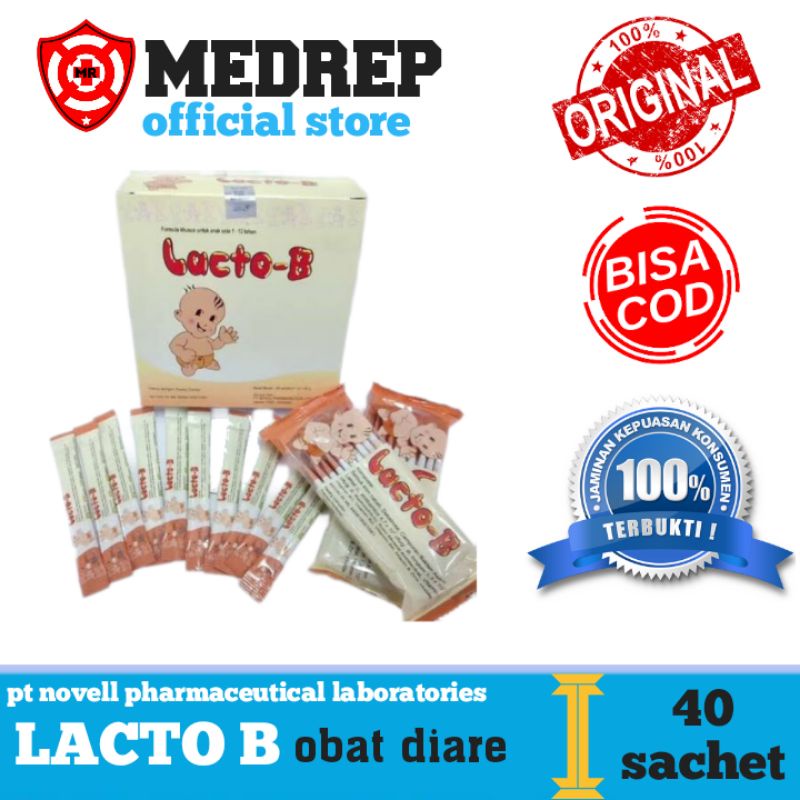 Jual Lacto b per bok isi 40 sachet | Shopee Indonesia