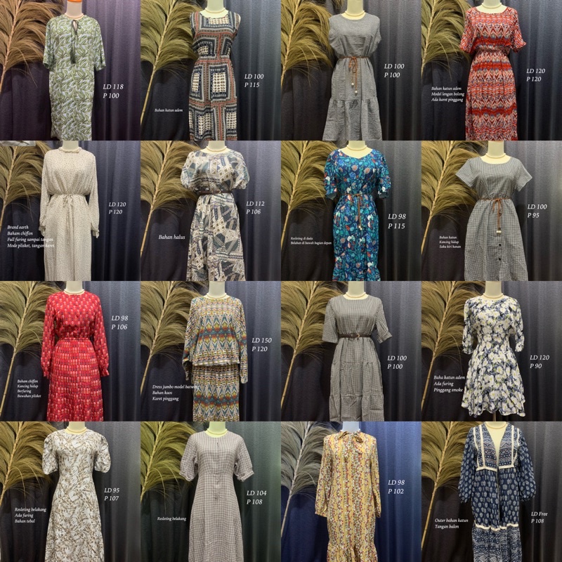 Jual Women Dress - Pattern Edition | Shopee Indonesia