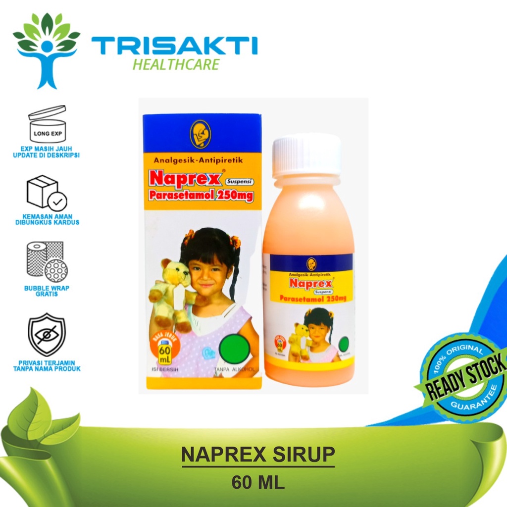 Jual NAPREX SIRUP 60 ML PARACETAMOL PENURUN DEMAM UNTUK ANAK | Shopee ...
