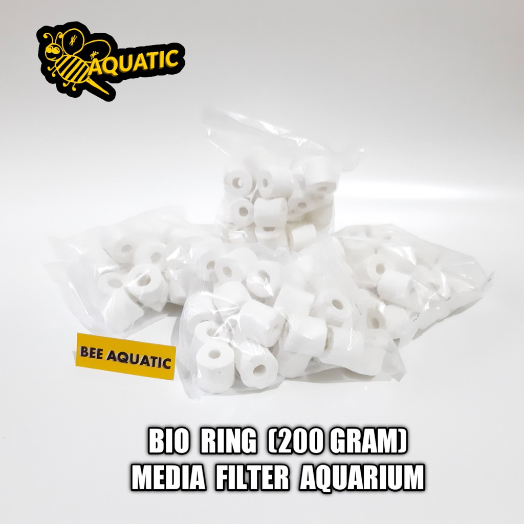 Jual Bio Ring - Media Filter Aquarium Aquascape Kolam (200 Gram ...