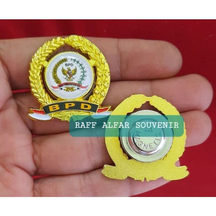 Jual PIN BPD LOGO BARU MODEL PADI KAPAS MAGNET / PIN BADAN ...