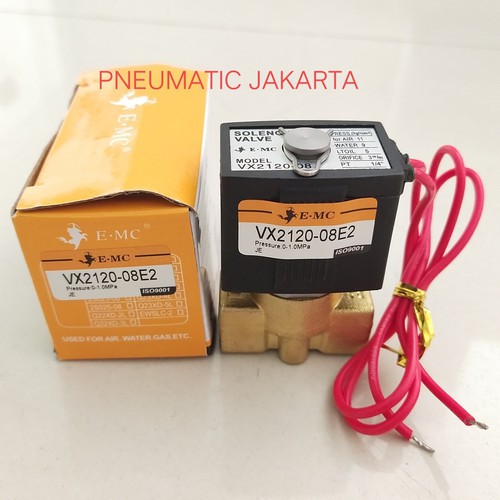 Jual Solenoid Valve VX2120-08 AC220V / DC24V EMC Pneumatic | Shopee ...