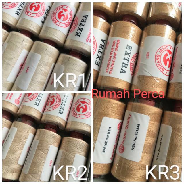 Jual Benang Extra warna Krem | Shopee Indonesia