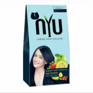 Jual Pewarna Cat Rambut / semir NYU Creme Hair Colour ada 7 warna ...