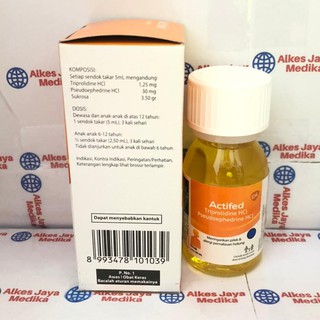 Jual Actifed Kuning 60ml - Obat Pilek | Shopee Indonesia