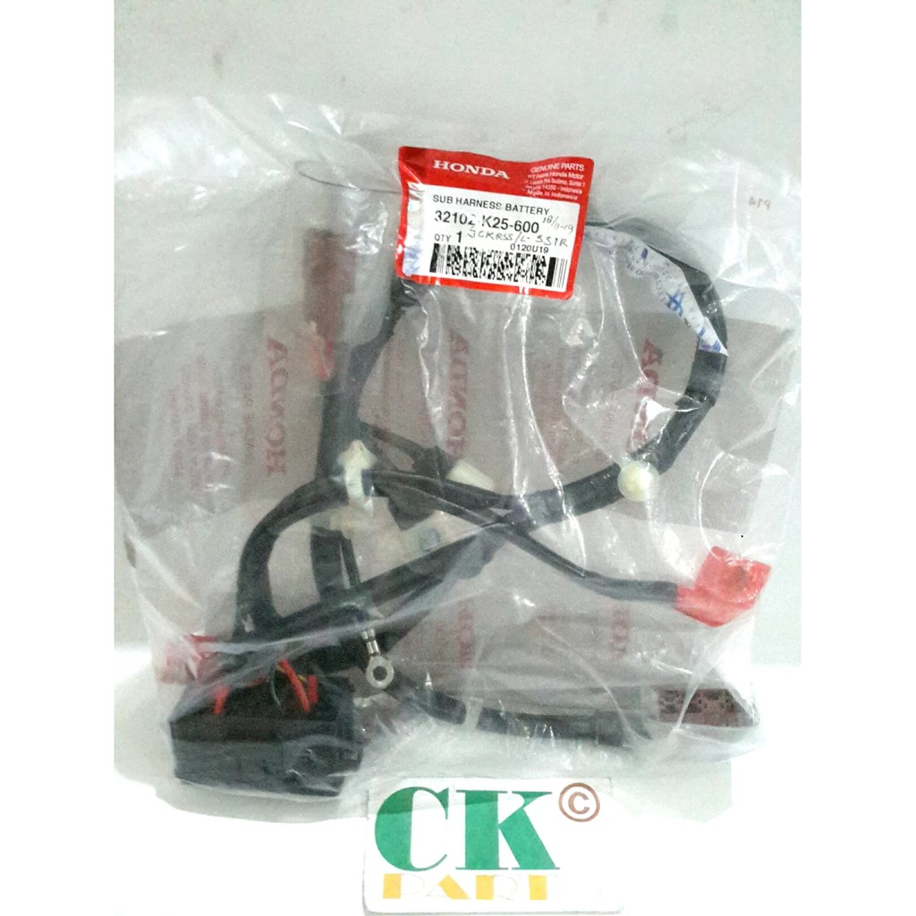 Jual Kabel Body Bagian Aki Accu - Sub Harness Battery Beat FI ESP PN ...