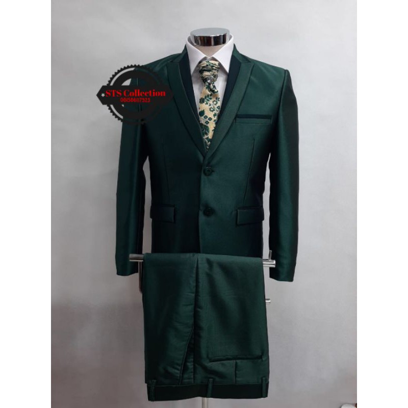 Jual Jas celana Hijau / Jas pengantin pria hijau / jas modern /jas ...