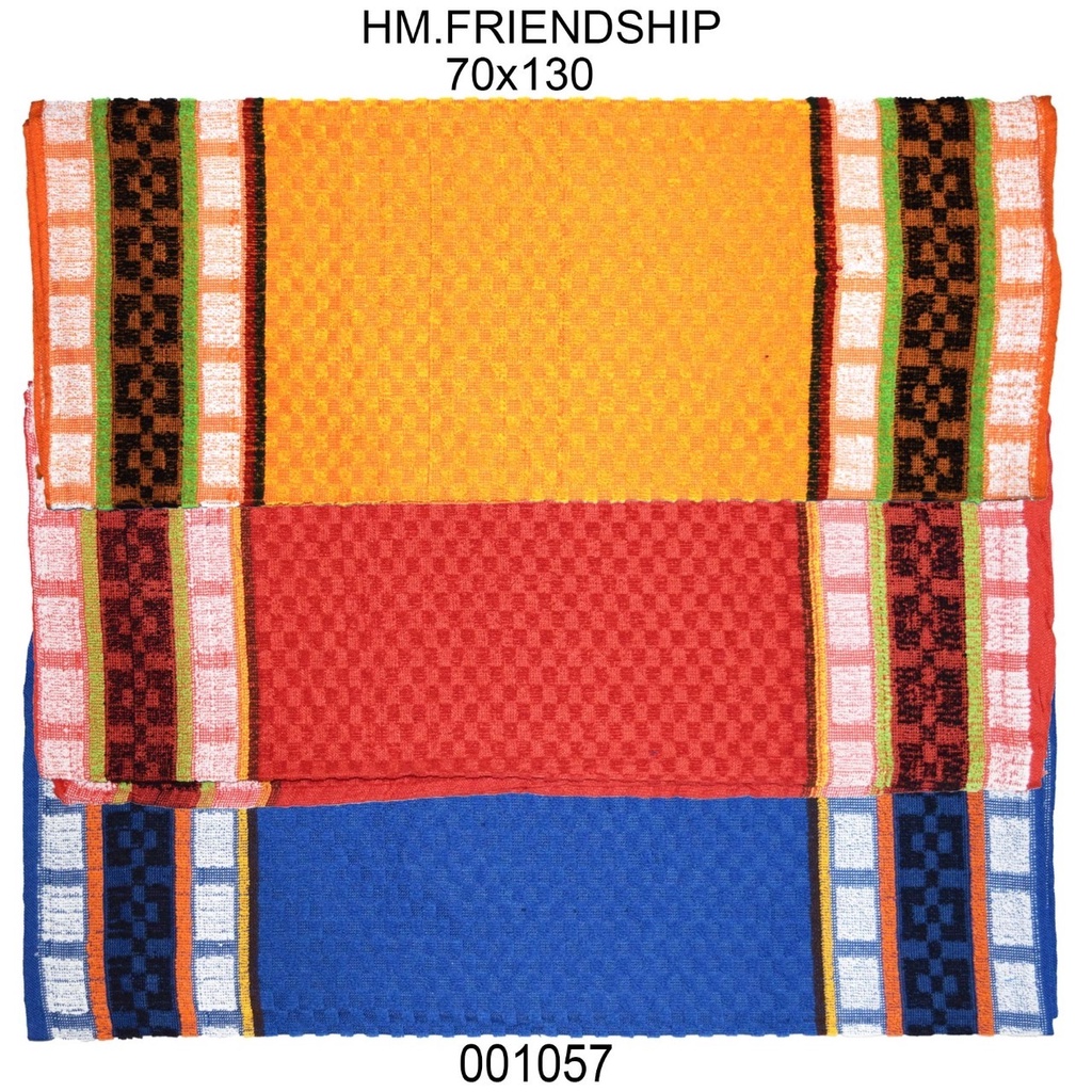 Jual Handuk Mandi Friendship Warna Muda dan Tua ukuran 70 x 130 cm ...