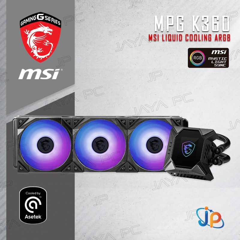Jual MSI MPG CORELIQUID K360 ARGB - CPU Cooler Liquid Fan | Shopee Indonesia