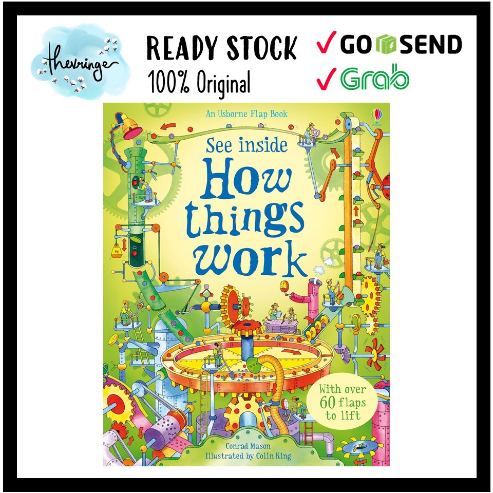 Jual Usborne See Inside How Things Work Book | Shopee Indonesia