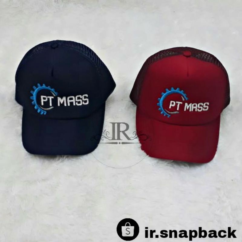 Jual Topi Jaring Keren Design Custom Sesuai Keinginan (Nama atau Logo ...