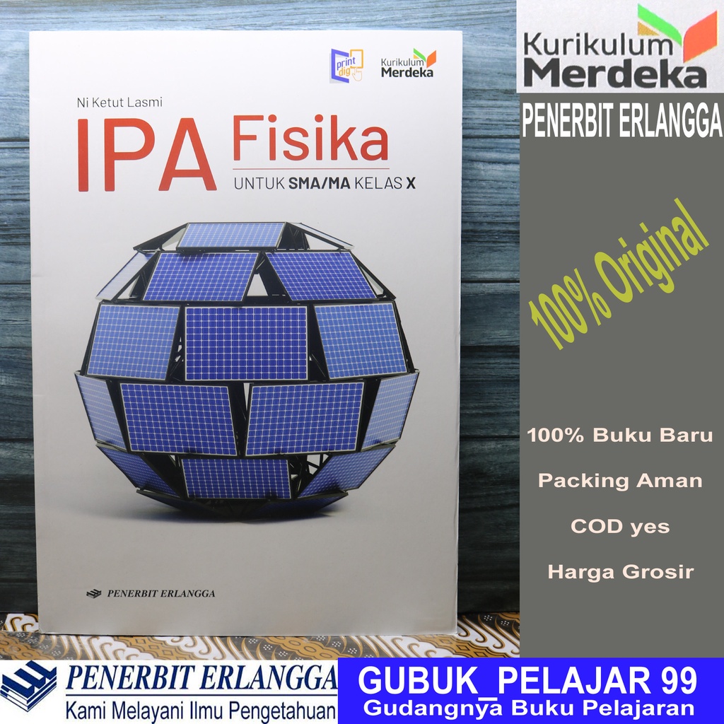 Jual IPA Fisika Kelas 10 SMA/MA Erlangga Kurikulum Merdeka | Shopee Indonesia