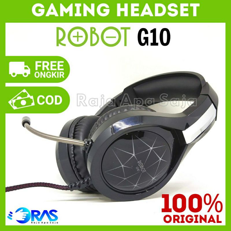 Jual HEADSET GAMING ROBOT RH-G10 Headphone Head Phone Hedset Heatset ...