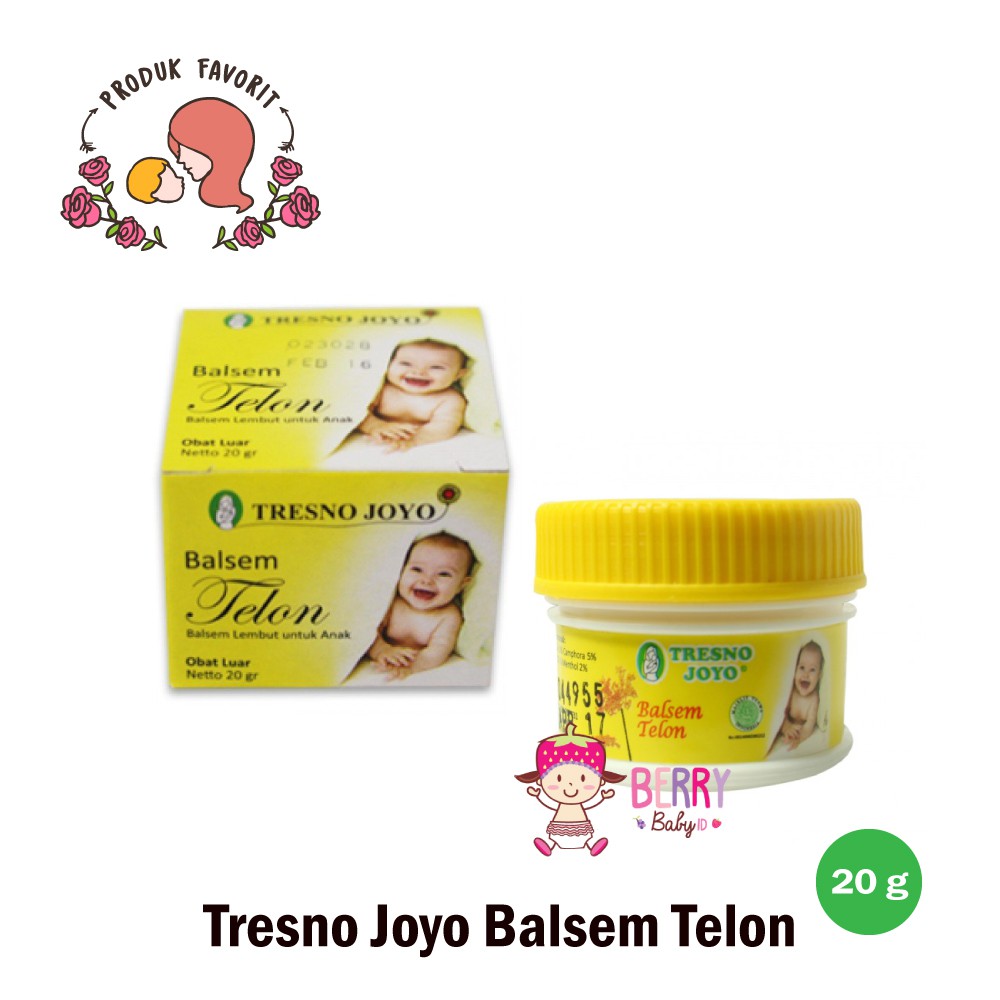 Jual Tresnojoyo Tresno Joyo Balsem Telon Bayi 20 gr Berry Mart | Shopee ...