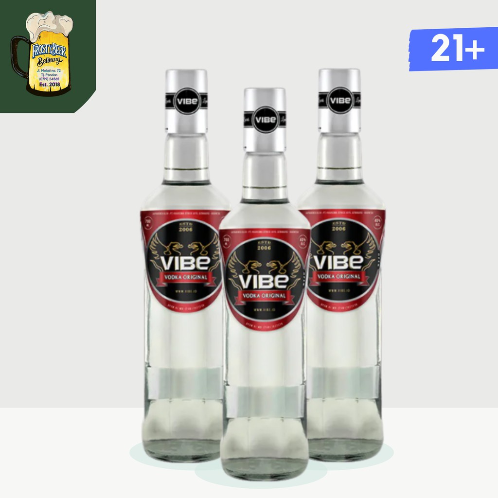 Jual VIBE Vodka Original 40% 700 ml | Shopee Indonesia