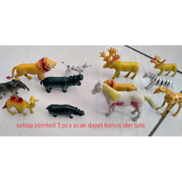 Jual Mainan binatang animal set | Shopee Indonesia