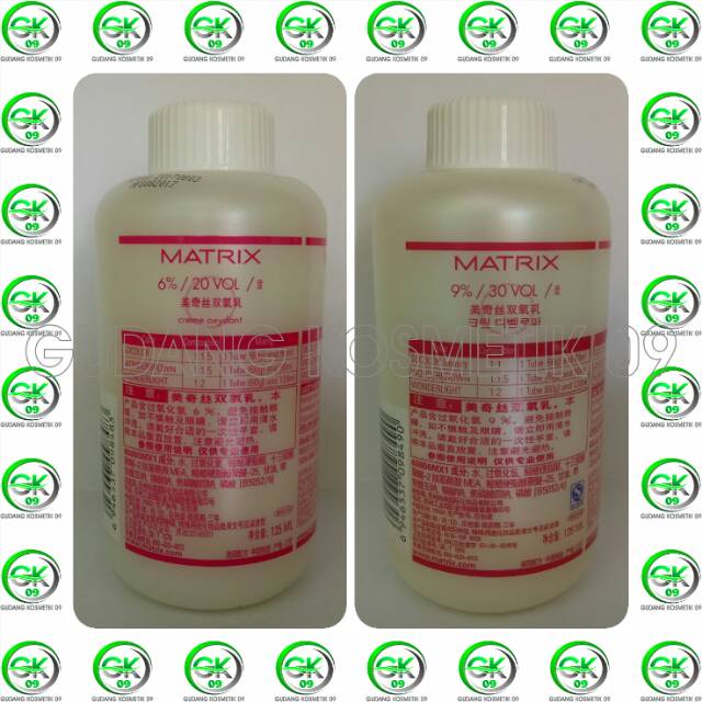 Jual Matrix Oxydant Cream Developer (6% 9%) 135ml Pewarna Rambut ...