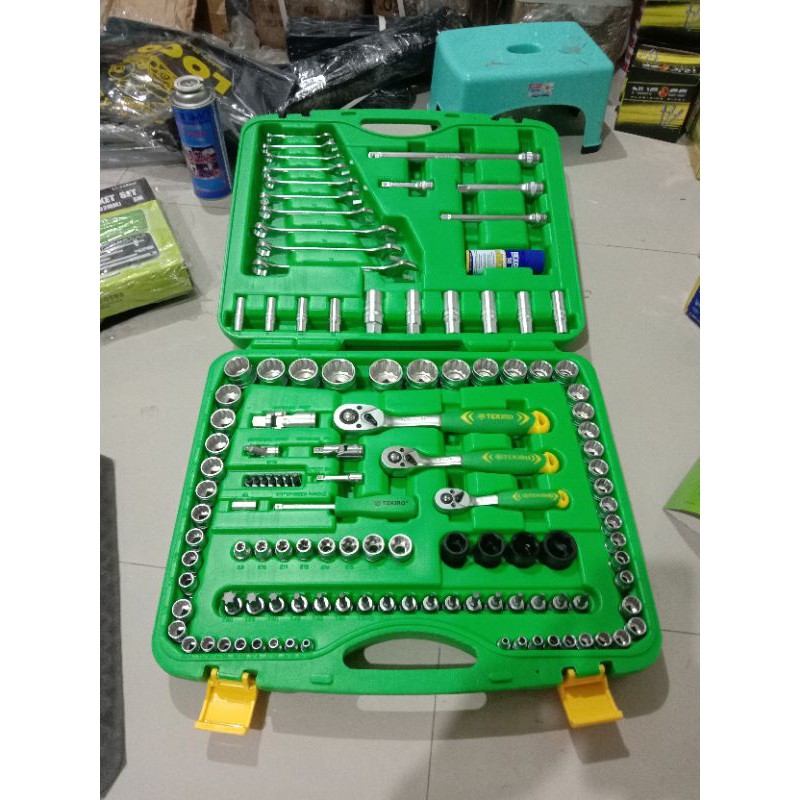 Jual Kunci shock set tekiro 120 pcs 12 pt - kunci sok tekiro set 120 pcs 12 pt original | Shopee ...