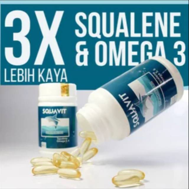 Jual Minyak Ikan Hiu isi 20 Original - Squalene Omega 3 Cucut Botol ...