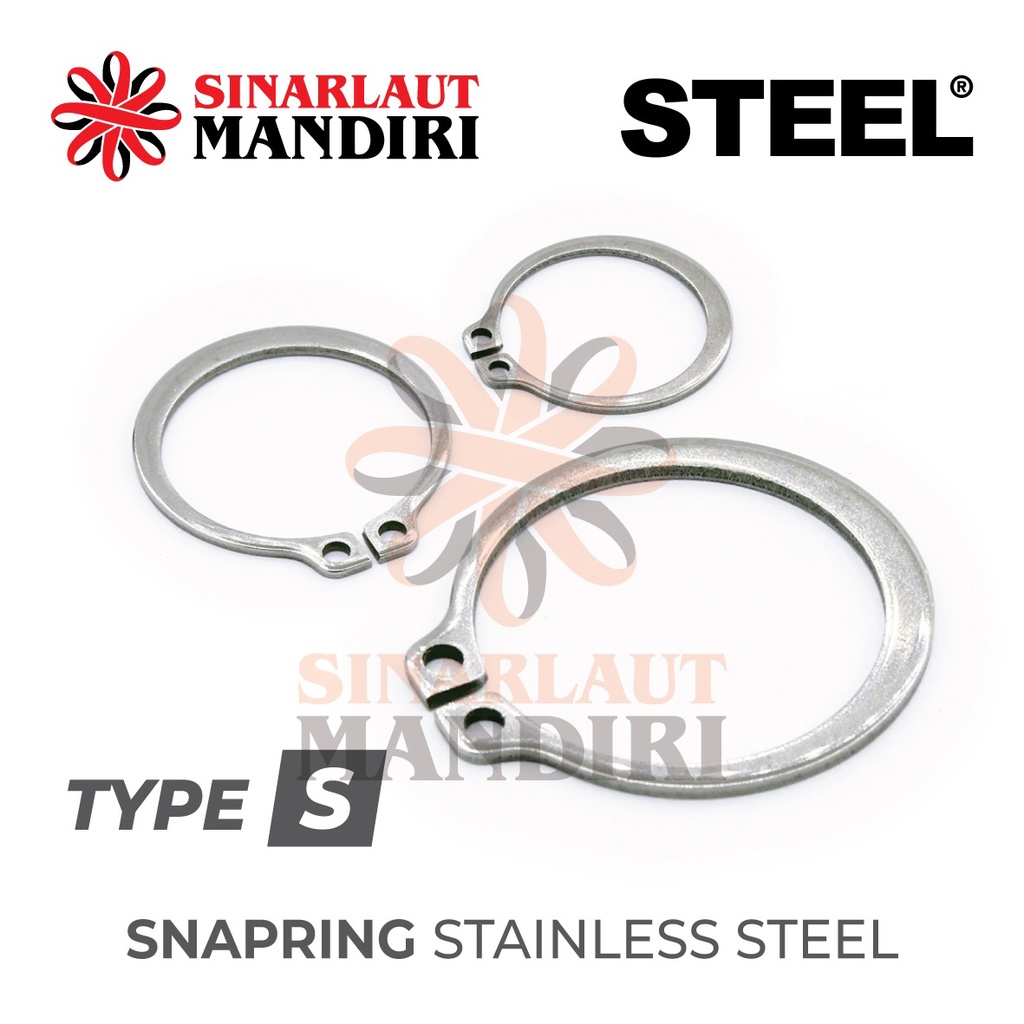Jual Snapring Type S (RRS) Stainless Steel / Snap Ring SS S 50 | Shopee Indonesia