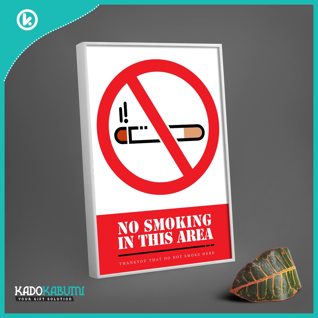 Jual POSTER DILARANG MEROKOK | NO SMOKING SIGN PICTBOX EKSKLUSIF ...