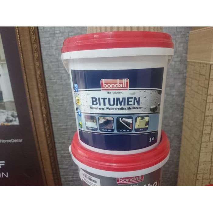 Jual Cat Waterprof Bondall Bitumen 1Kg | Shopee Indonesia