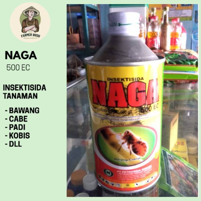 Jual INSEKTISIDA NAGA 500EC @ 400ML / PESTISIDA OBAT TANAMAN PUPUK ...