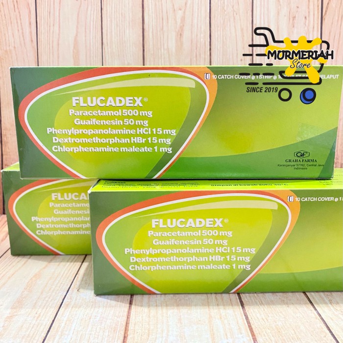 Jual FLUCADEX BOX 100 Kaplet-Obat Demam,Batuk & Pilek | Shopee Indonesia