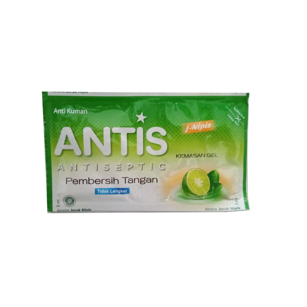 Antis Antiseptic Sachet - Kemasan Gel 2x5ml = 10ml Original BPOM Aman ...