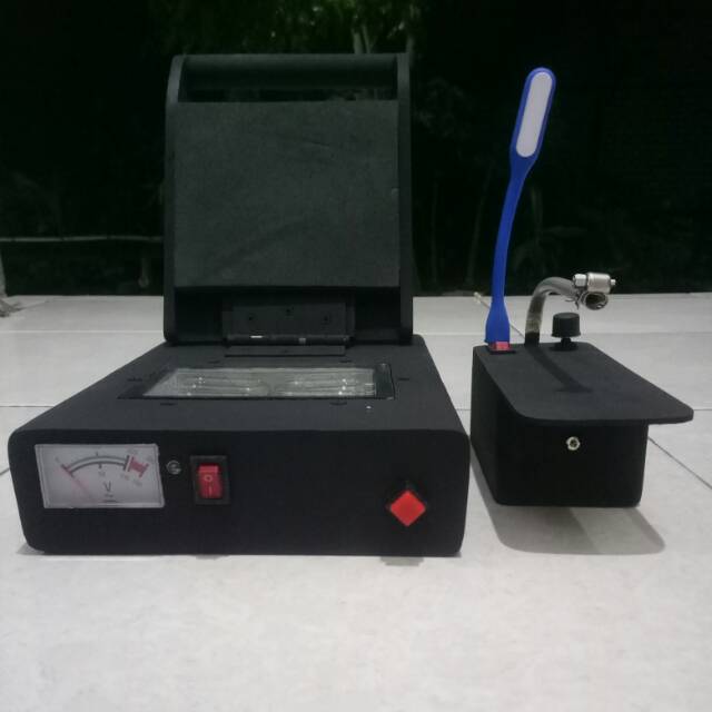 Jual Paket murah mesin stempel warna/ mesin stempel flash 4 lampu U dan pemotong karet flash ...