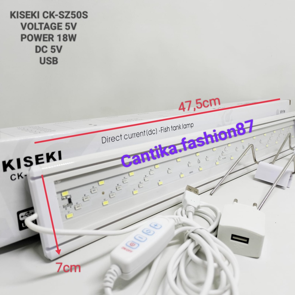Jual Lampu Led KISEKI CK-SZ50S / Lampu View Aquarium Uk 50cm | Shopee Indonesia