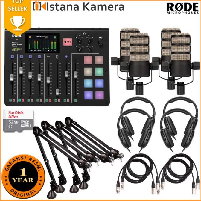 Jual Barang Baru Rode Podcast Microphone Package Rodecaster / Procaster ...