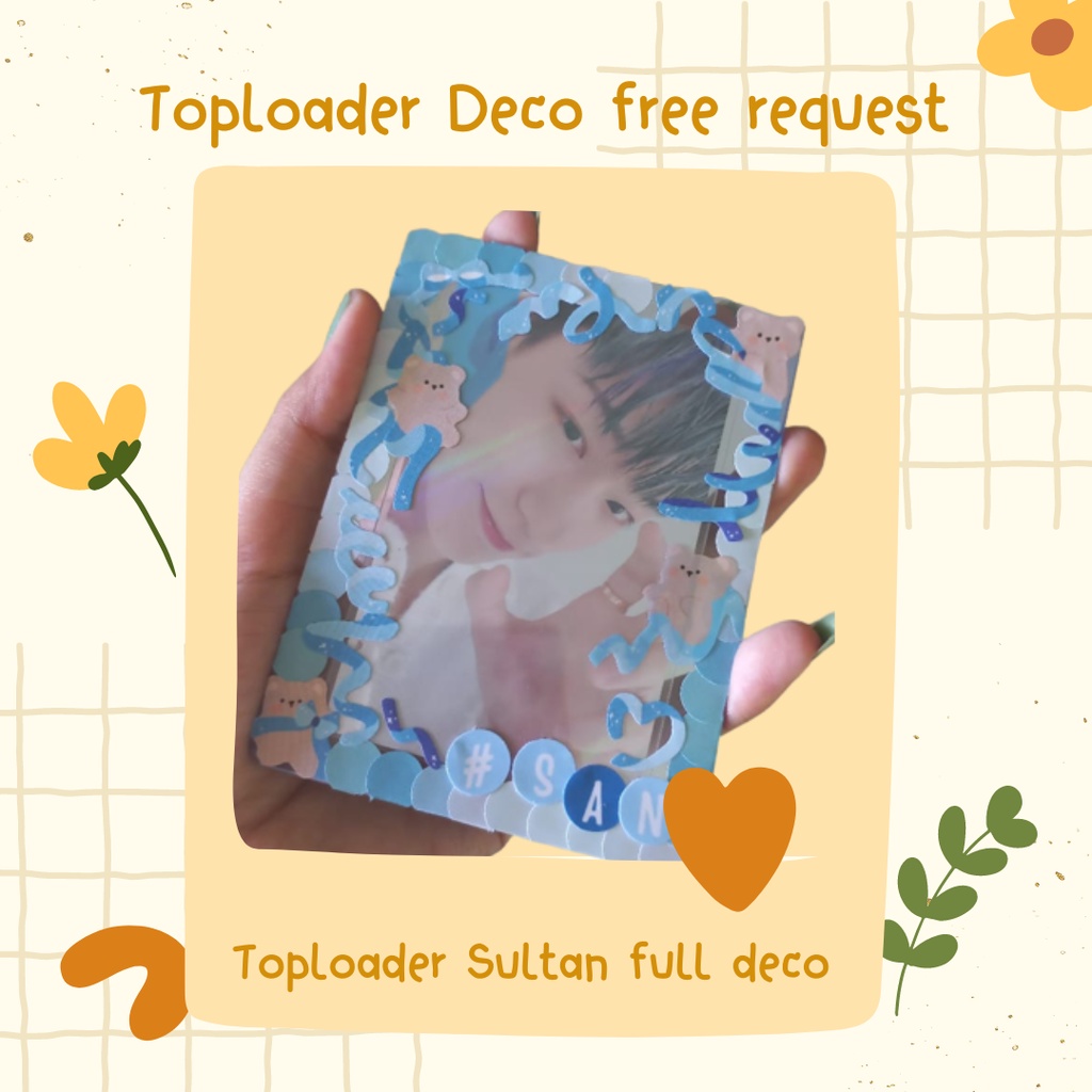 Jual Toploader Sultan deco akrilik deco tempat photocard kpop id card ...