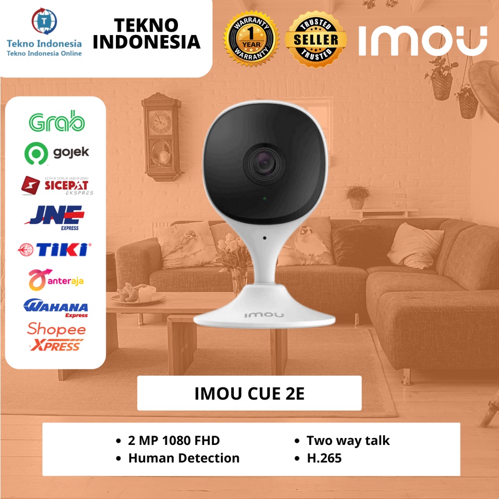Jual Imou CUE 2E 2MP 1080P WiFi IP Camera Two way Talk Built in Siren ...