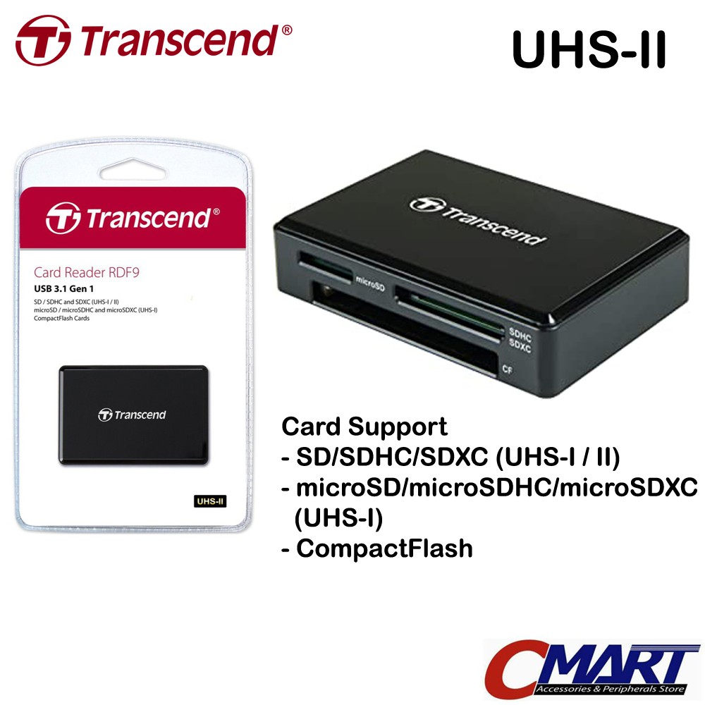 Jual Transcend USB 3.1 Card Reader All in 1 Multi Card Memory - TS ...