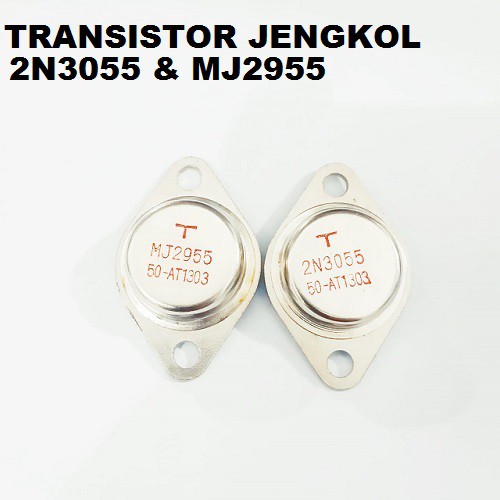 Jual 1 SET TRANSISTOR MJ 2955-2N3055 TR TRANSISTOR JENGKOL MJ2955 2N ...