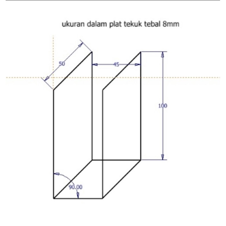 Jual Besi plat tekuk 8mm | Shopee Indonesia