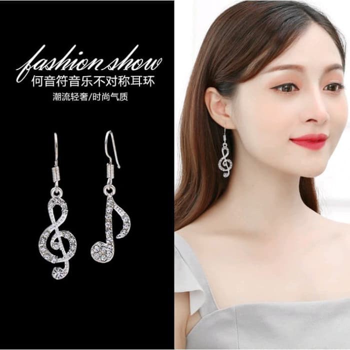Jual Anting Motif Kunci Tangga Nada Treble Clef dan Not Balok Indonesia ...