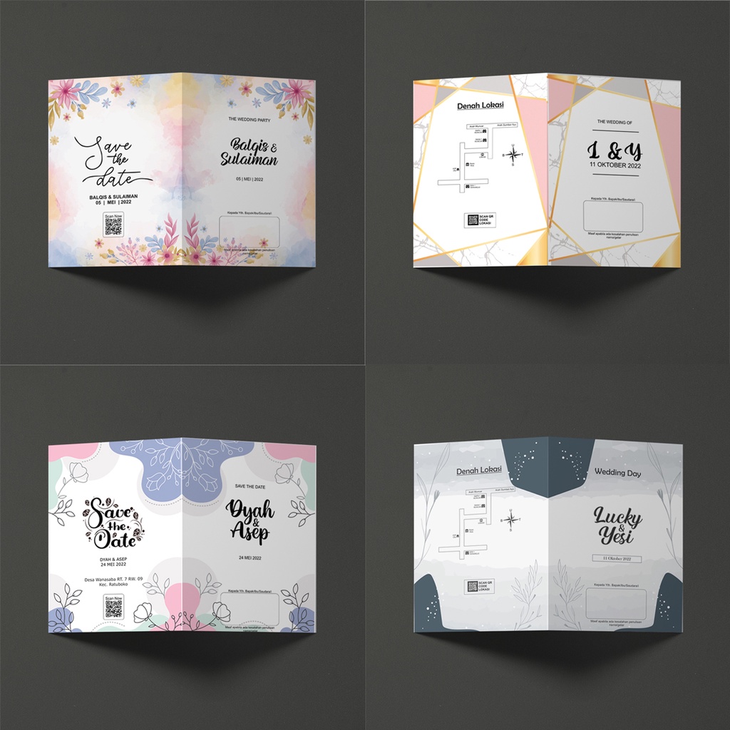 Jual Cetak undangan termurah / undangan pernikahan / undangan ...