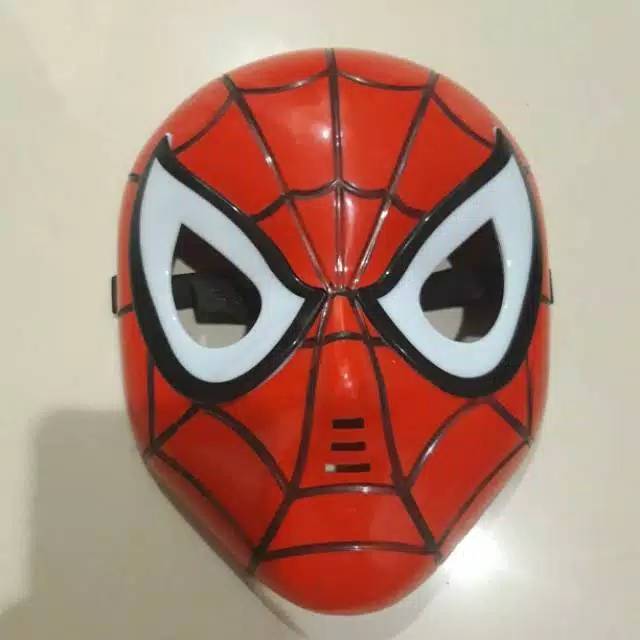 Jual TOPENG SPIDERMAN BISA MENYALA DAN BUNYI | Shopee Indonesia