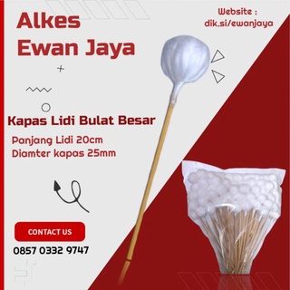 Jual kapas lidi besar bulat 20cm (produsen) | Shopee Indonesia