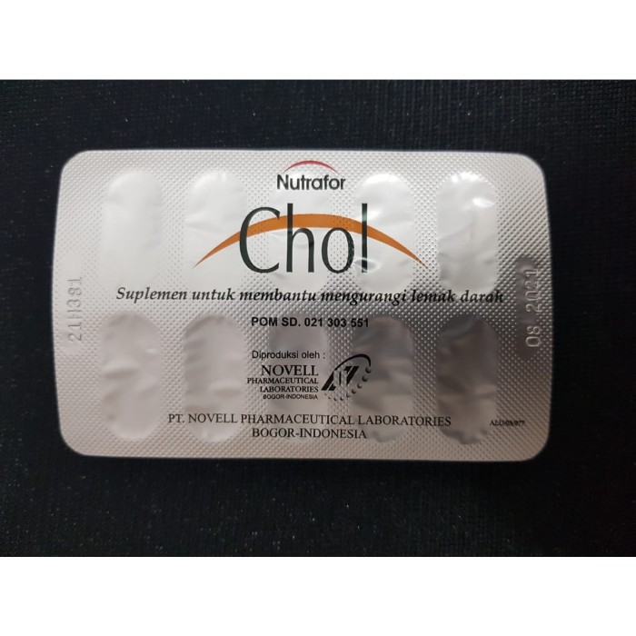 Jual Nutrafor Chol 1 lembar Isi 10 Kapsul suplemen mengurangi lemak ...