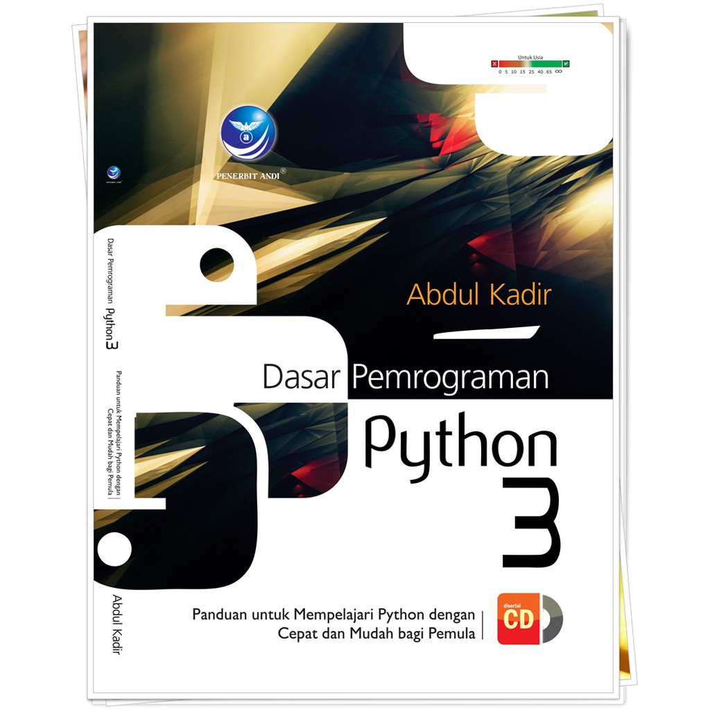 Jual Buku Baru Original - Dasar Pemrograman Python 3 + cd - Abdul Kadir ...