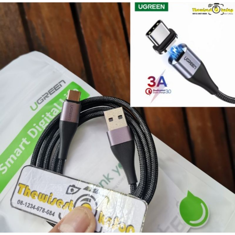 Jual Kabel Ugreen C Magnetic USB C Fast Charging 1m 60277 with Plug USB ...