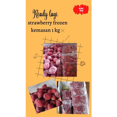 Jual Promo Strawberry Frozen 1 kg | Shopee Indonesia