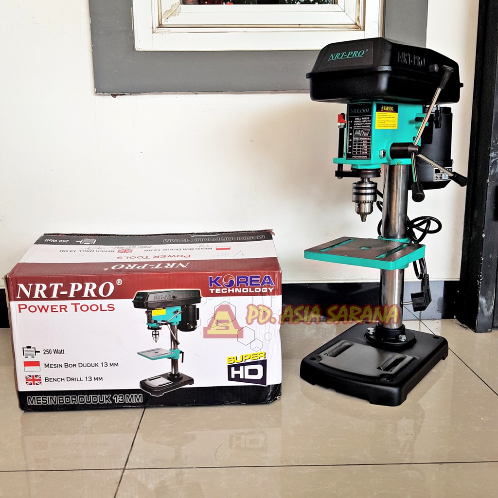 Jual Mesin Bor Duduk 13mm NRT-Pro / Bench Drill Press 13 mm | Shopee ...
