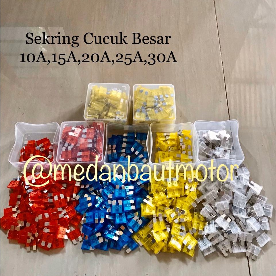 Jual Sekring Cucuk Besar 10A,15A,20A,25A,30A | Shopee Indonesia