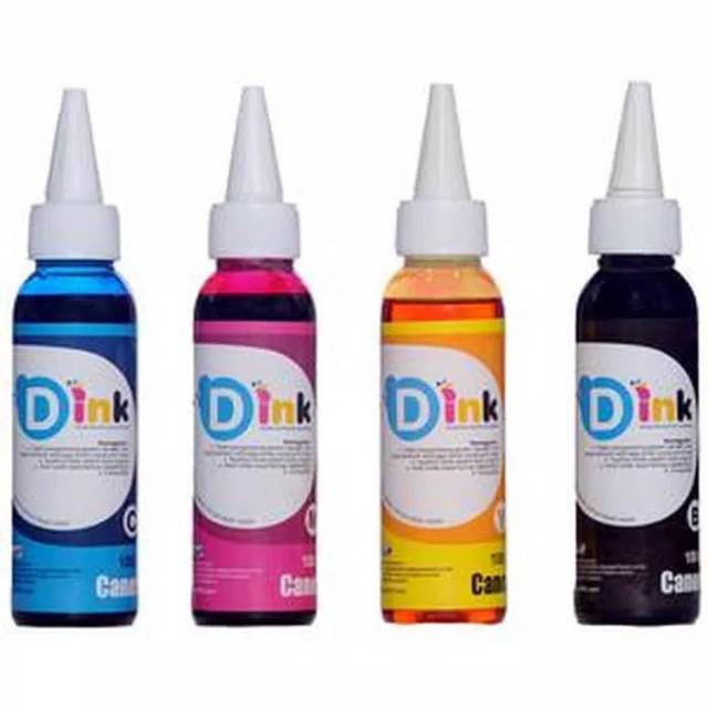 Jual Tinta refill D Ink 100ml 4 warna Canon | Shopee Indonesia